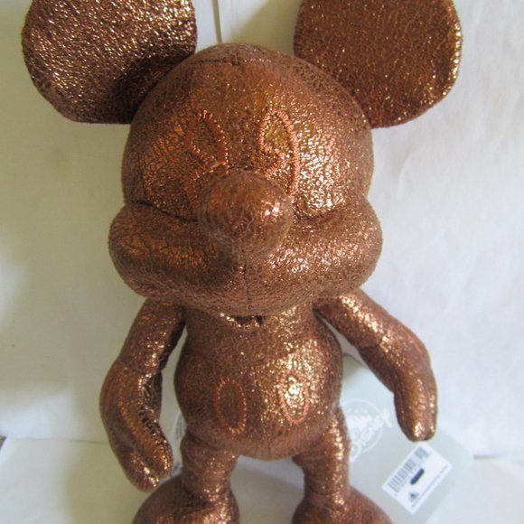 Disney | Other | Disney Mickey Mouse Bronze Plush 5 Inches | Poshmark